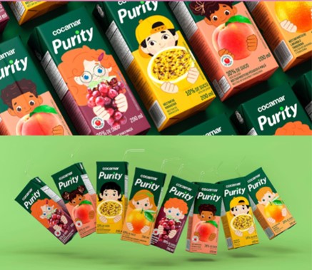 Embalagens de néctares Purity infantil são premiadas - Cocamar